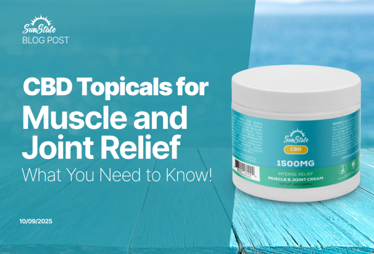 Topical CBD Products for Muscle & Joint Relief | Sun State Hemp