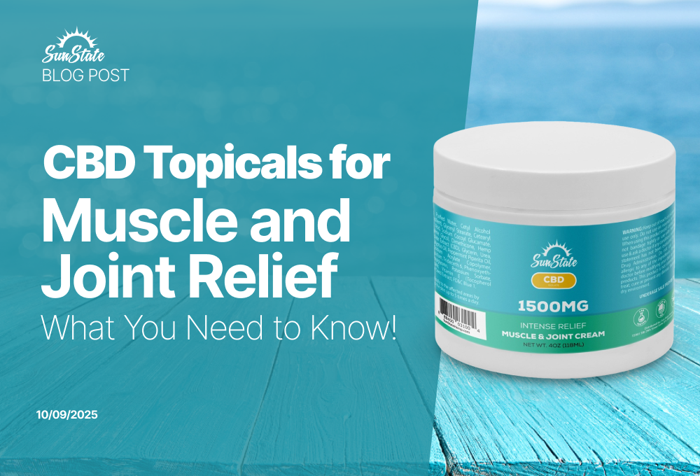 Topical CBD Products for Muscle & Joint Relief | Sun State Hemp