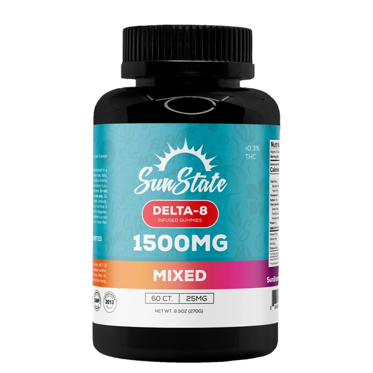 D8 Infused Gummies | Premium Edibles at Sun State Hemp
