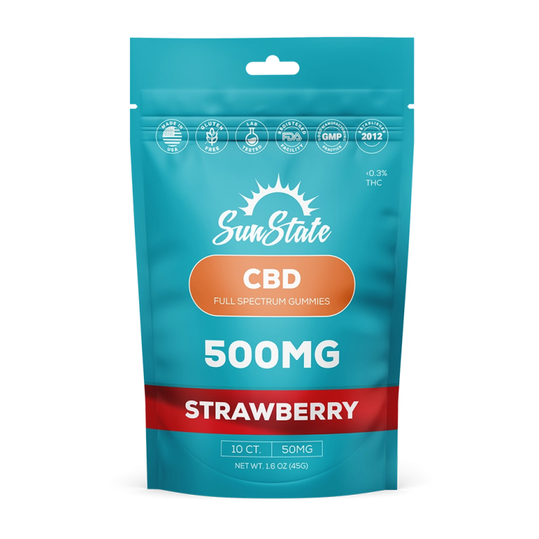 CBD Full Spectrum 50mg Gummy Grab N' Go Bag 10ct 500mg