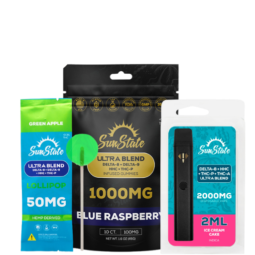 THC Gummies, CBD, Hemp Gummies, Topicals & Vapes